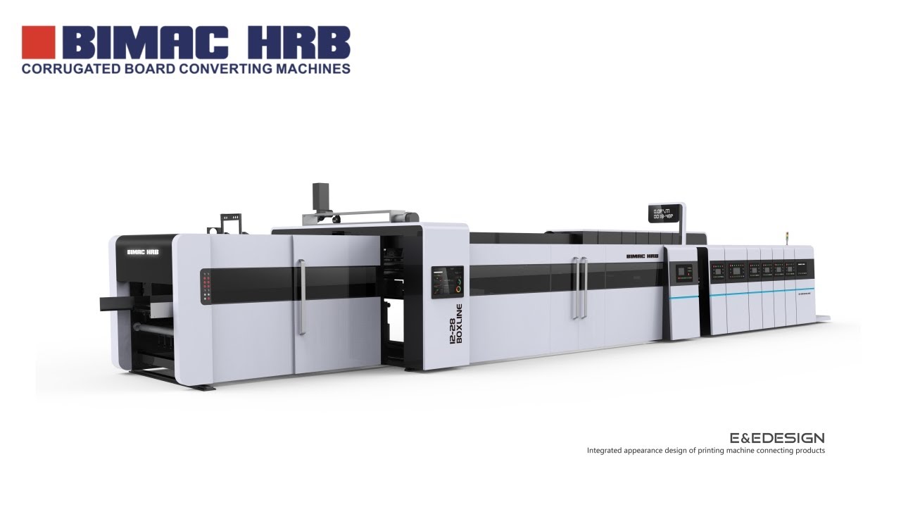 Vaccum transport flexo folder gluer FFG box line,printing machine ...