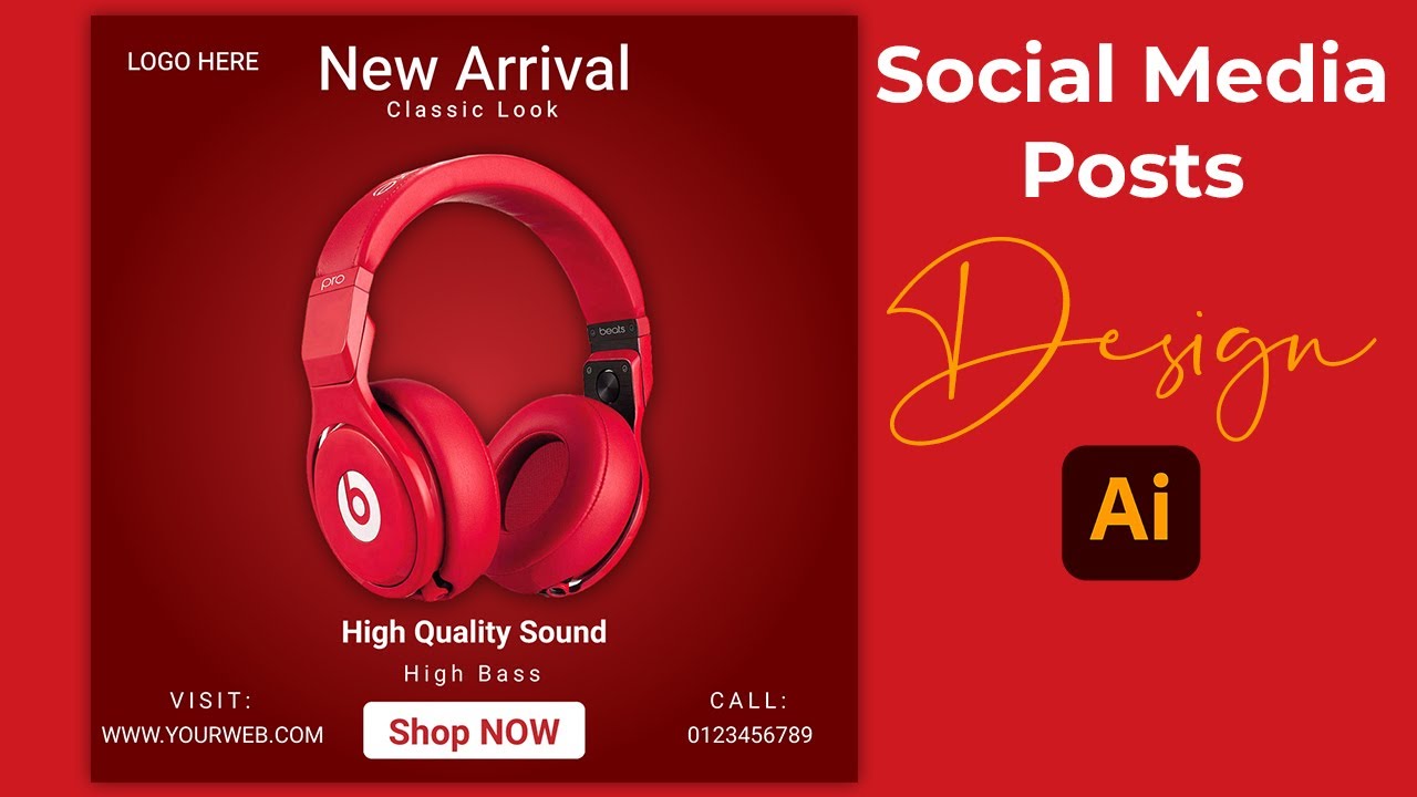 How to Create Stunning Social Media Posts for Your Products in Adobe ...