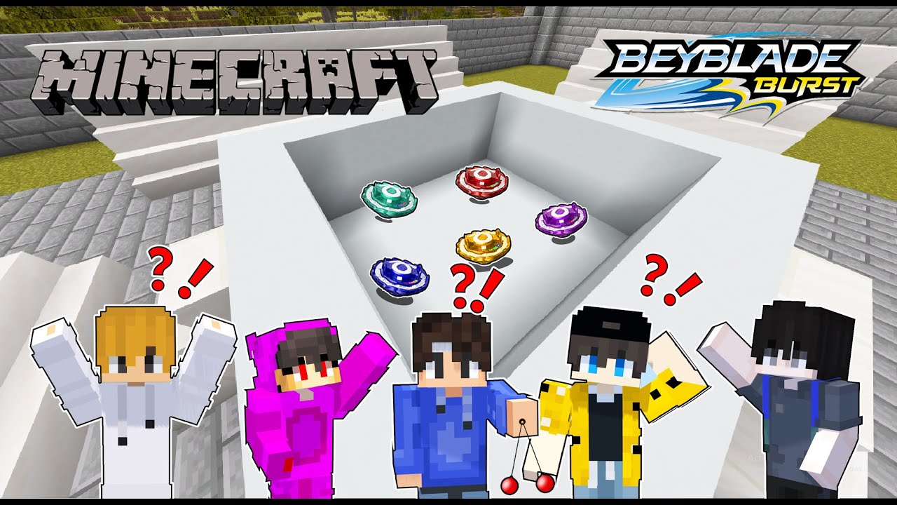 NAG-LARO kami ng BEYBLADE BATTLE sa MINECRAFT! (TAGALOG) - YouTube