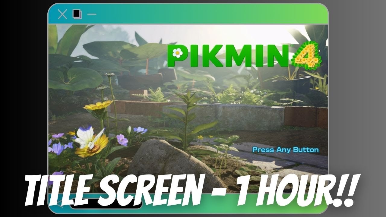 Pikmin 4 Title Screen Screen (1 Hour) - YouTube