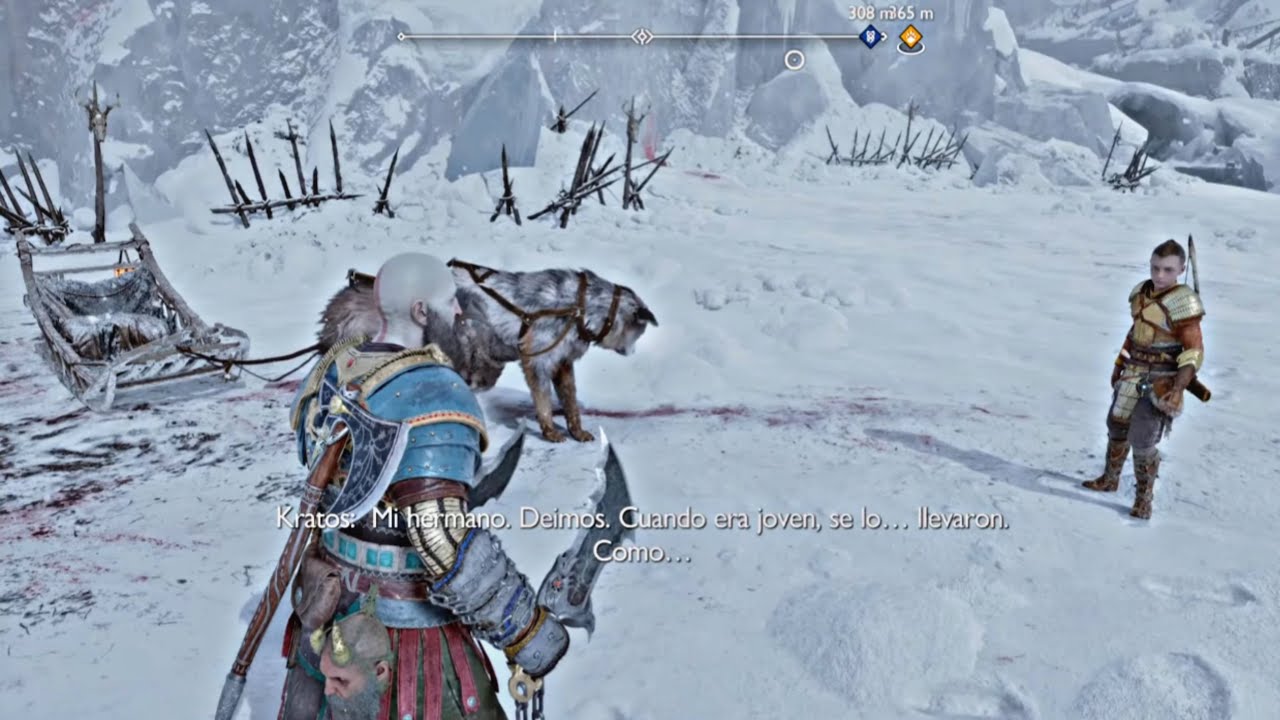 *KRATOS HABLA DE SU HERMANO DEIMOS A ATREUS* GOD OF WAR RAGNAROK PS5 ...