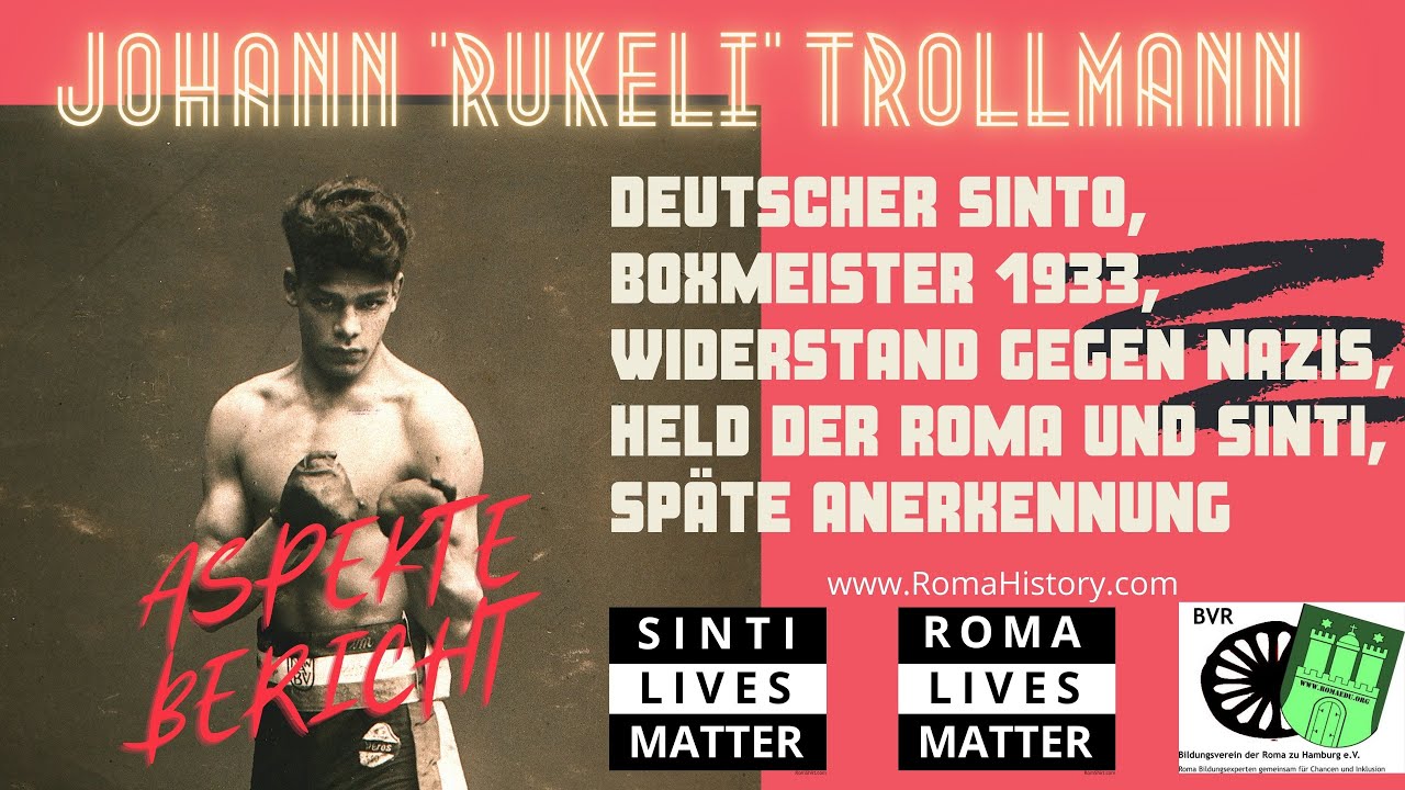 Johann "Rukeli" Trollmann -Sinto deutscher Boxmeister 1933. Von im KZ ...