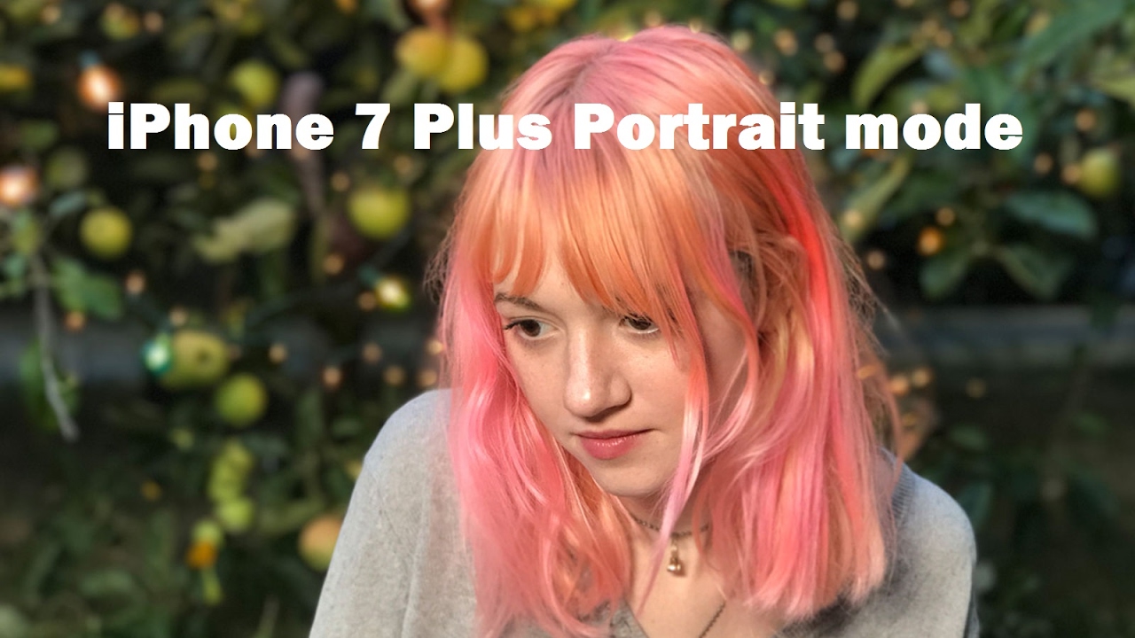 iphone 7 plus portrait mode - YouTube