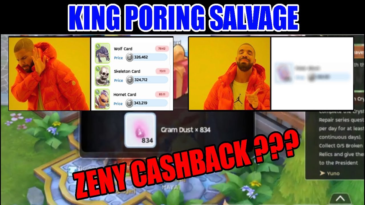 ROM | Need Gram Dust? Do This Thing to Get ZENY CASHBACK!!! - YouTube