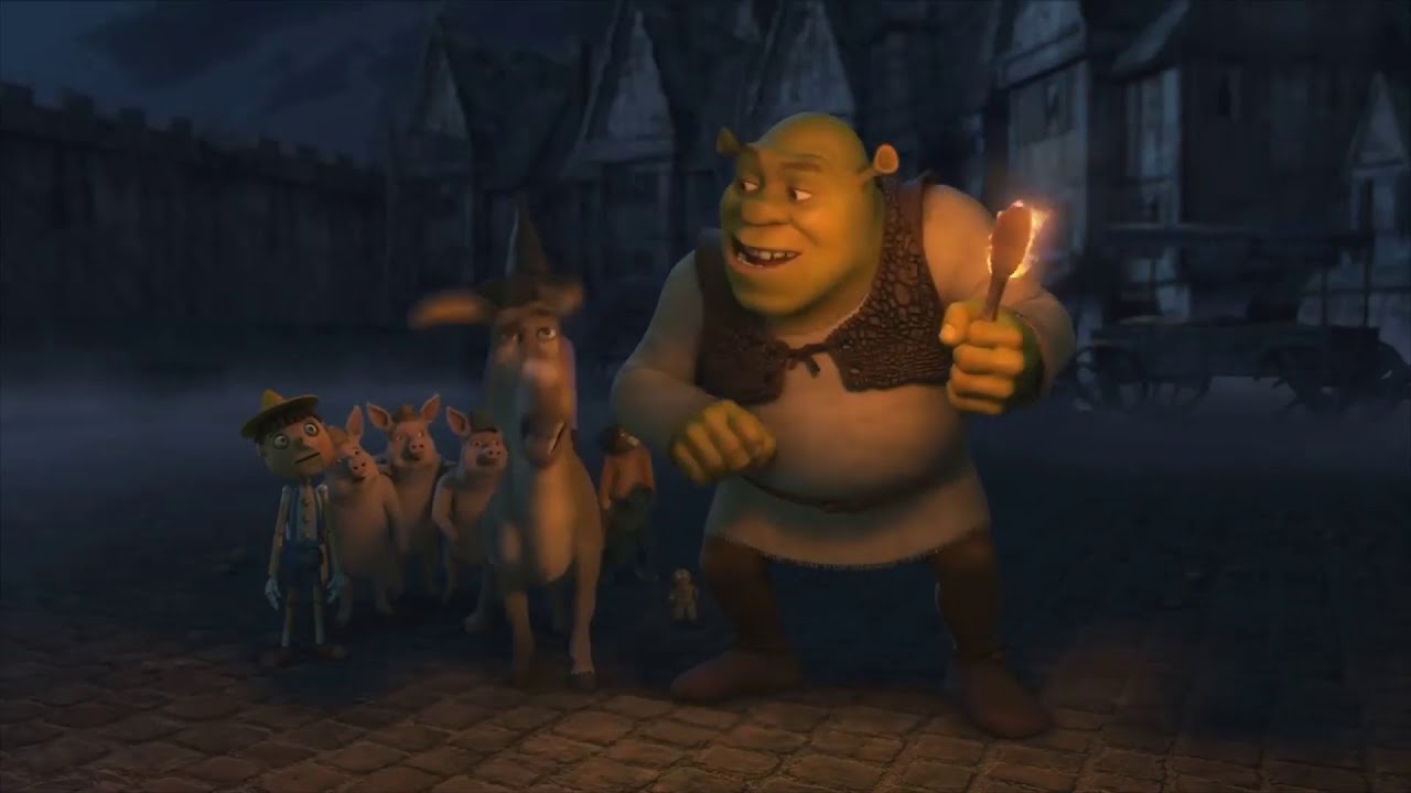 Teagan's adventure of Scared Shrekless scene Duloc is a Creepy Place ...