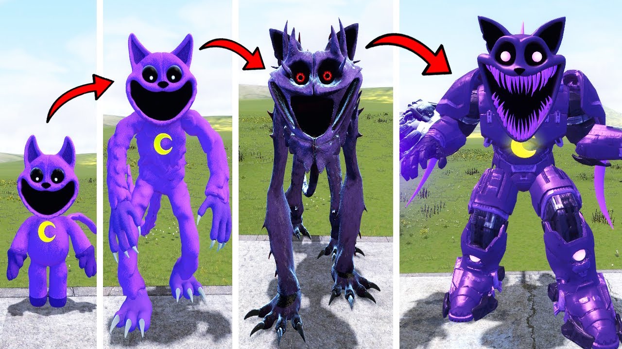 EVOLUTION OF NEW CATNAP MONSTERS POPPY PLAYTIME CHAPTER 3 In Garry's ...