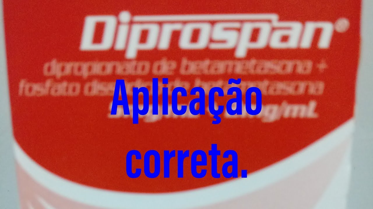 Diprospan-preparo e aplicaçao. - YouTube