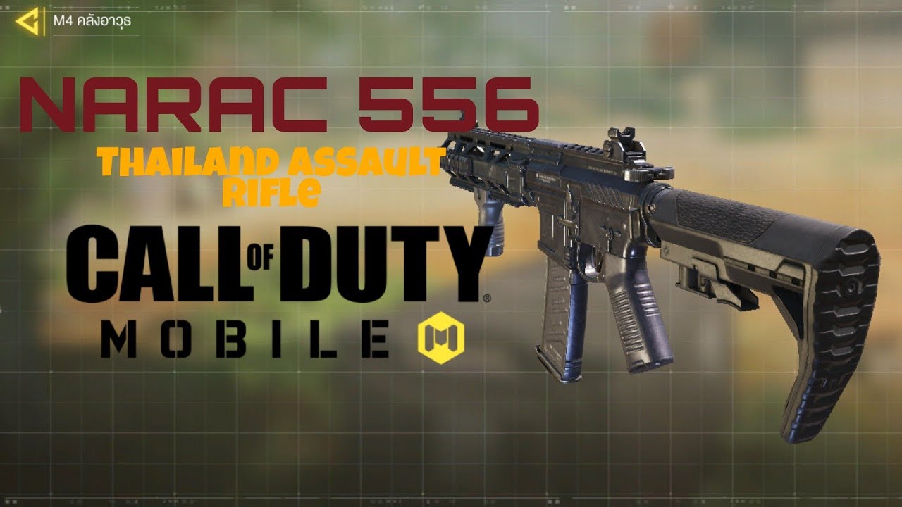 COD:mobile Thailand NARAC 556(m4) cursed gun edition#callofdutymobile # ...