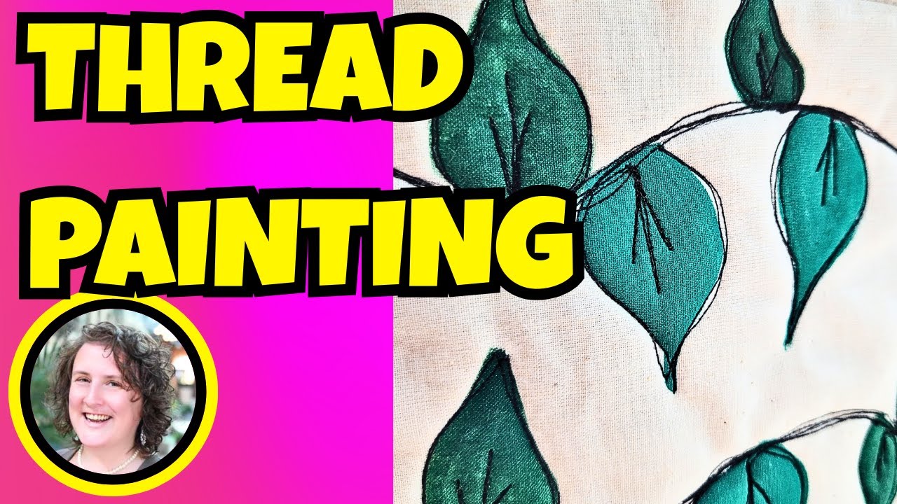 How to Create Stunning Thread Sketching Art on Fabric | Sewing ...