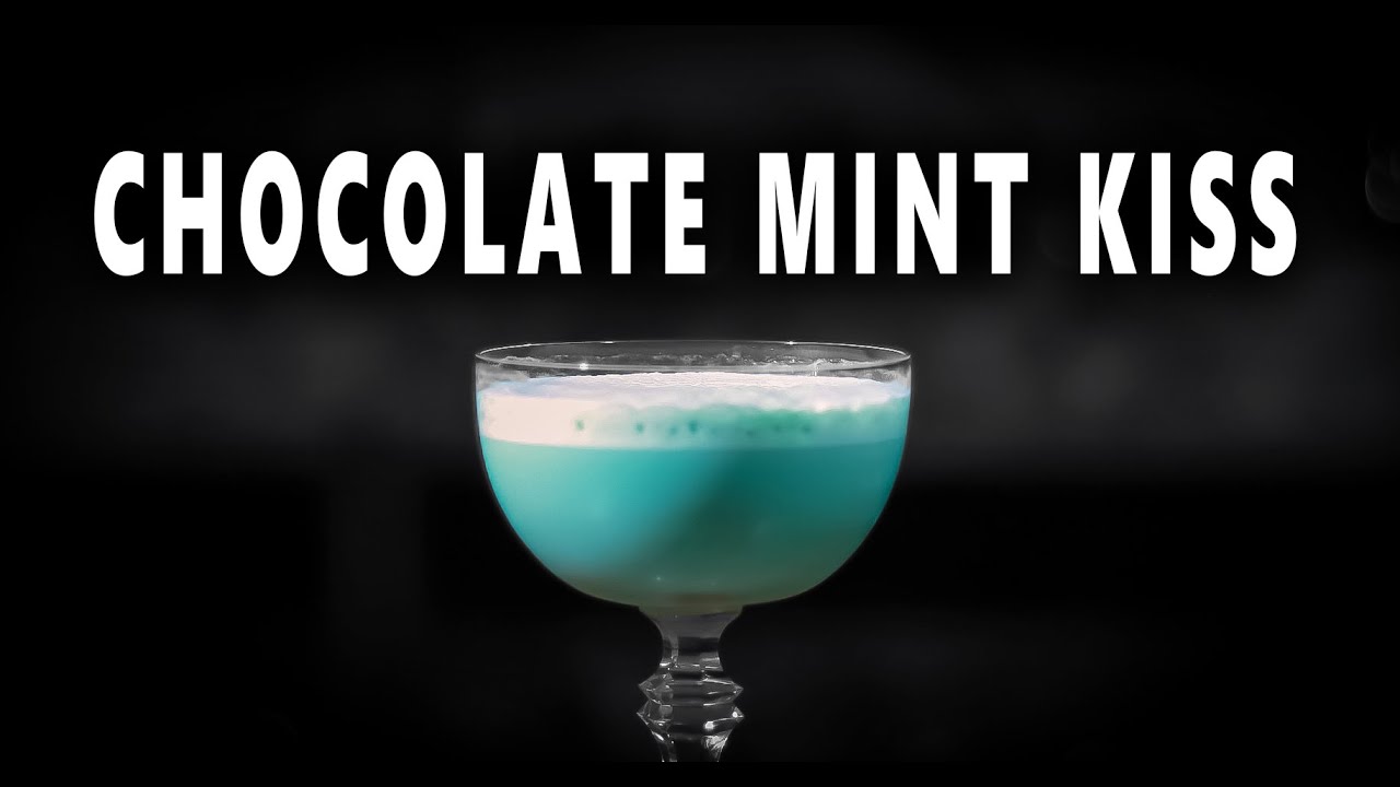 How To Make A Chocolate Mint Kiss Cocktail - YouTube