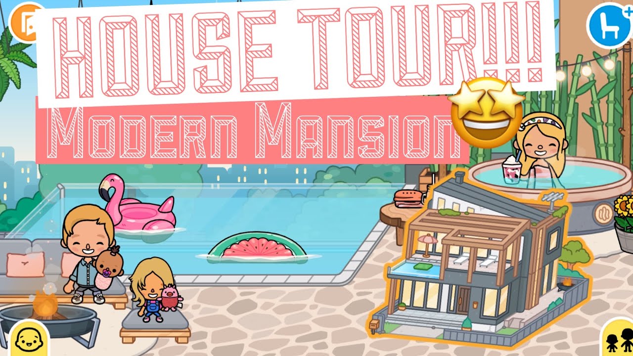 Modern Mansion House Tour Toca Boca