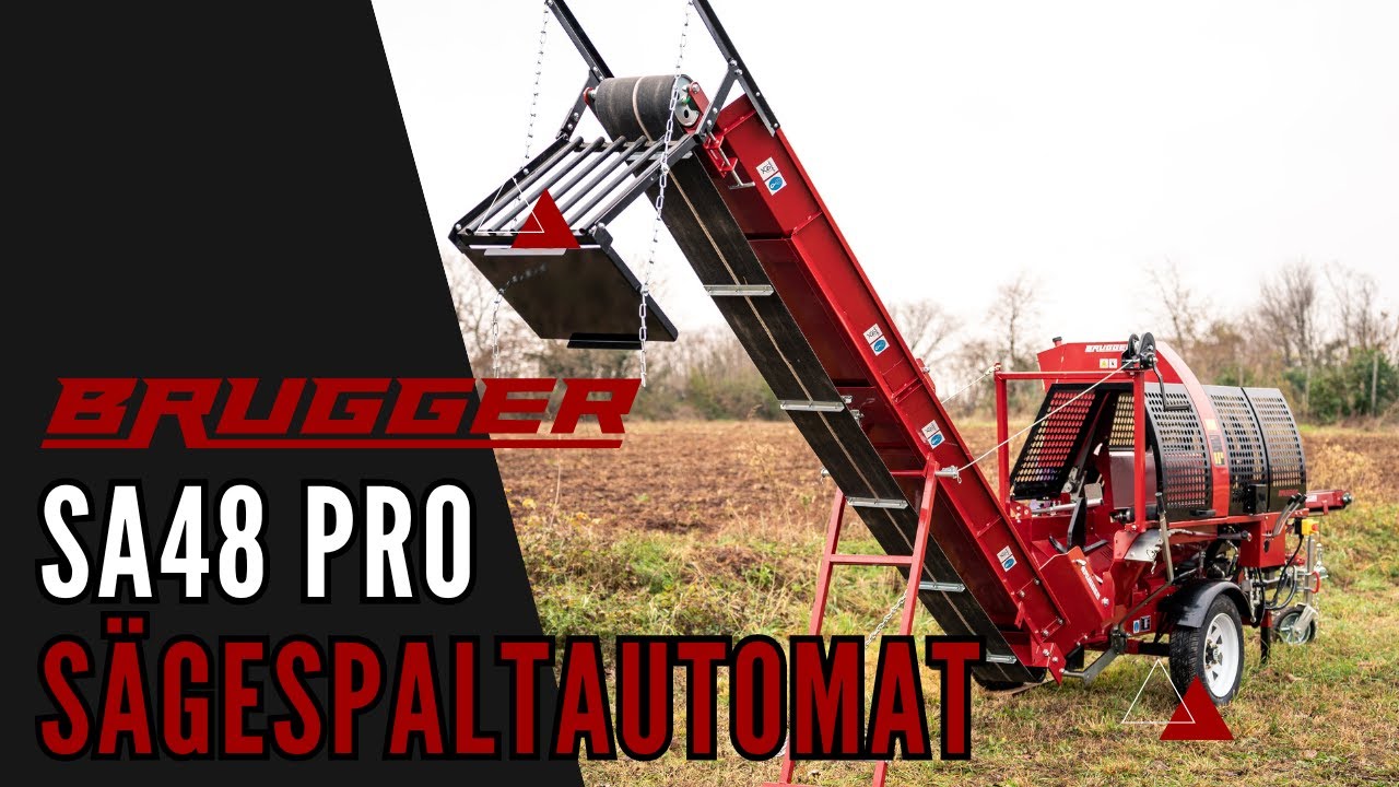 Brugger SA48 Pro: Leistungsfähiger Sägespaltautomat für müheloses ...