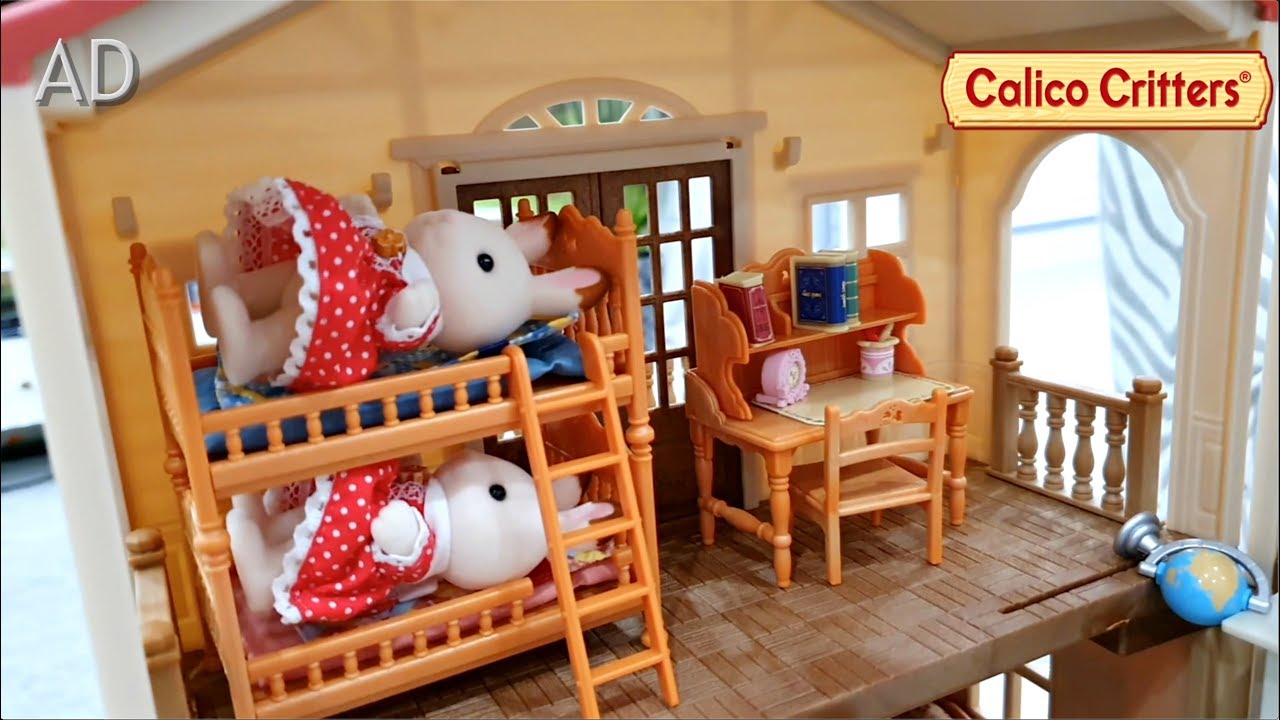 Red Roof Country Home Calico Critters - YouTube