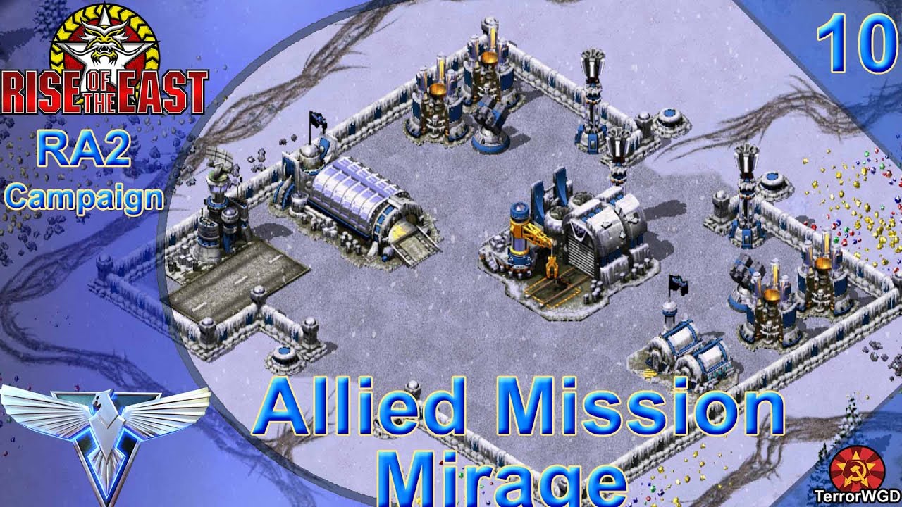 Rise Of The East v2.2.5│Red Alert 2 Campaign│Allied Mission 10│Mirage ...