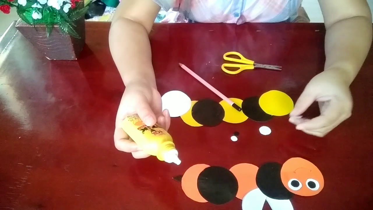 Lebah lucu origami - YouTube