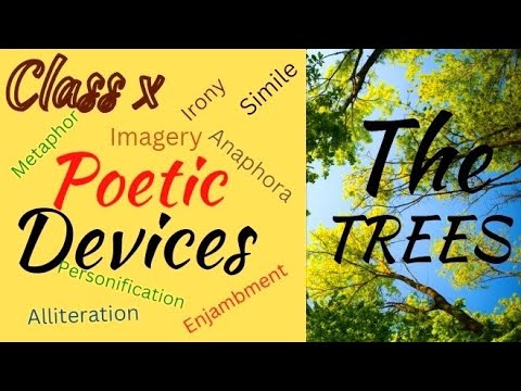 The Trees Class 10 | Poetic Devices | Explanation | Figures of Speech ...