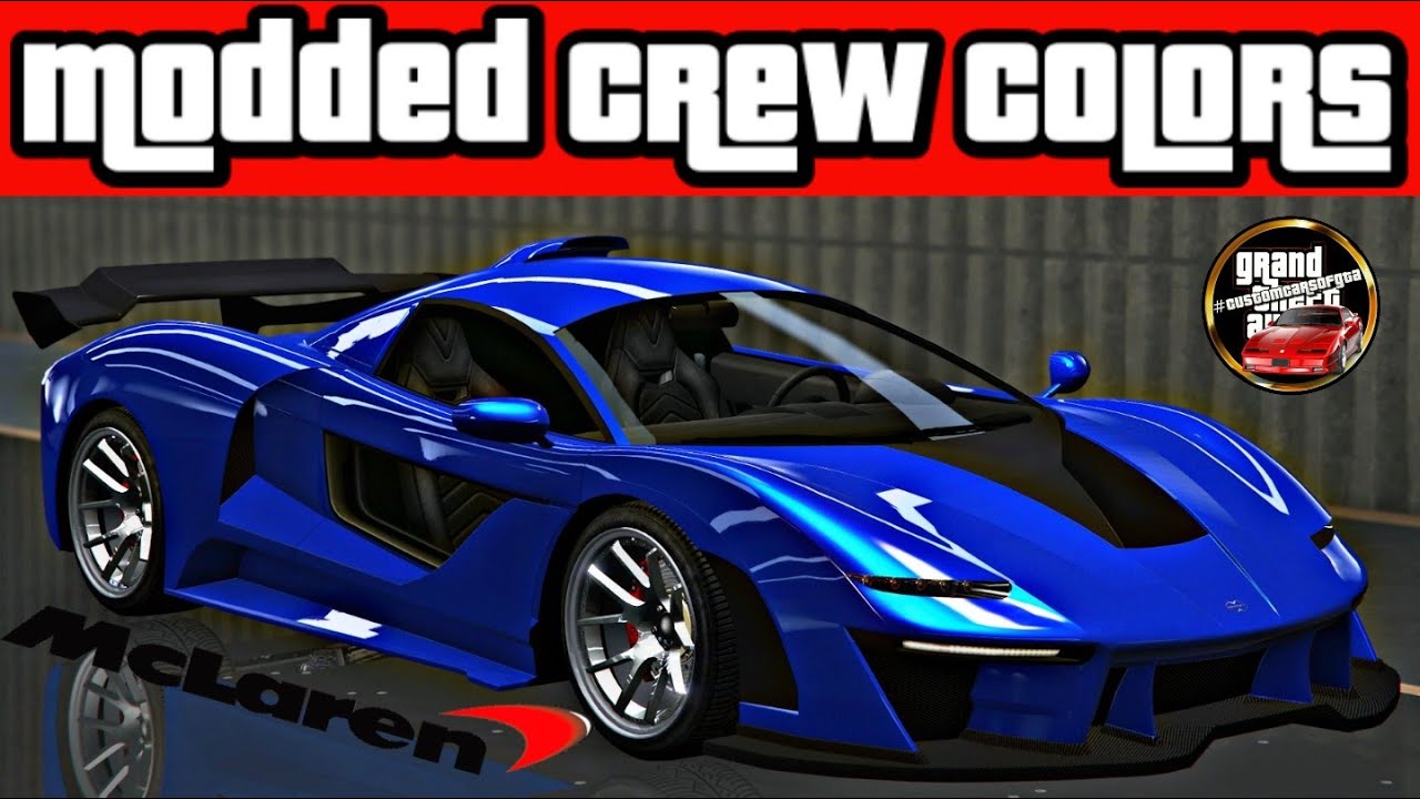 McLaren MUST SEE Crew Colors in GTA V! - YouTube