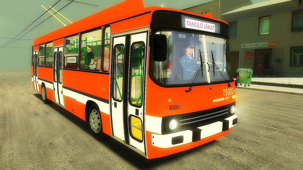 Ikarus 263T - Trolleybus | OMSI 2 | Winter Lublin - YouTube