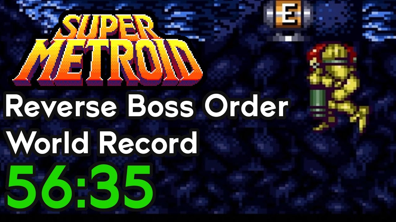 Super Metroid - Reverse Boss Order - 56:35 (Former World Record) - YouTube