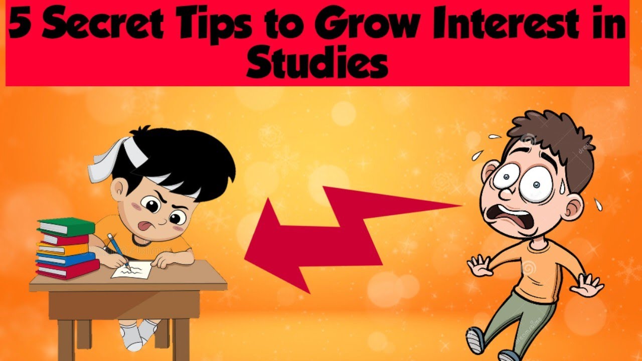 5 SECRET TIPS TO GROW INTEREST IN STUDIES 🤯🤯 - YouTube