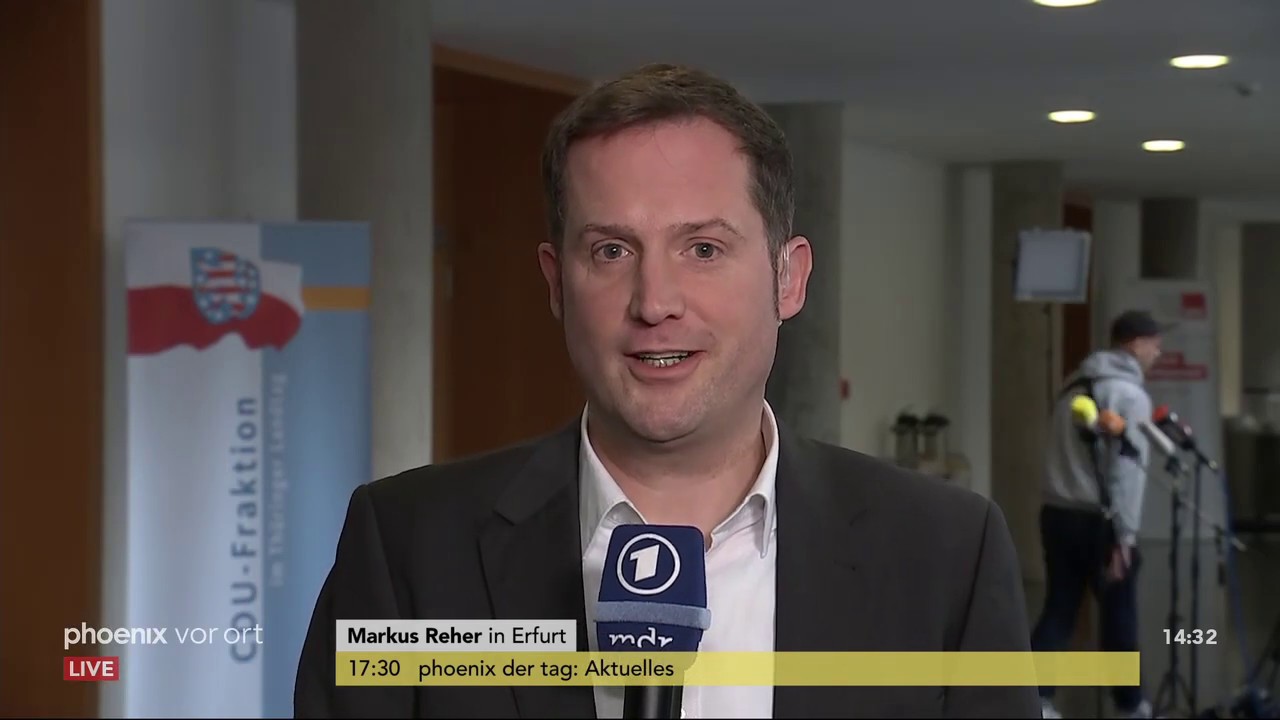 Markus Reher und Mike Mohring zur Regierungskrise in Thüringen am 19.02 ...