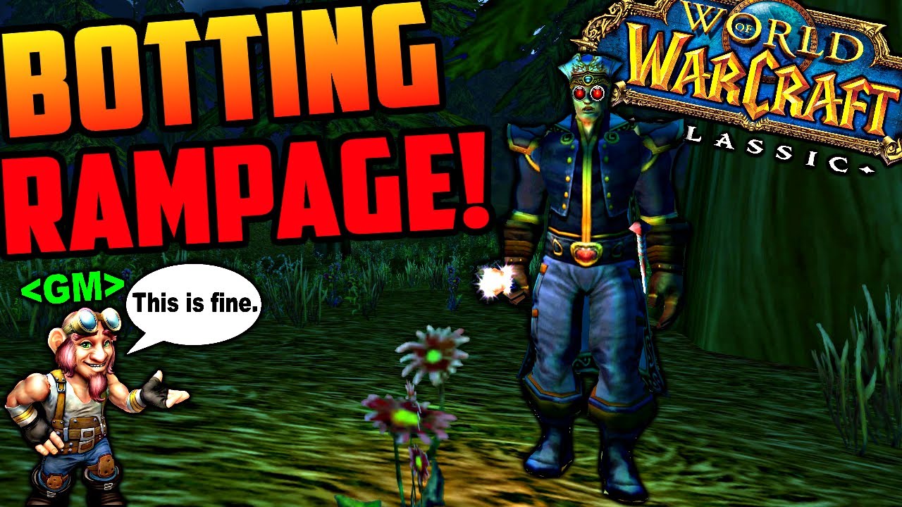 The Botting Problem in Season of Mastery Continues - YouTube