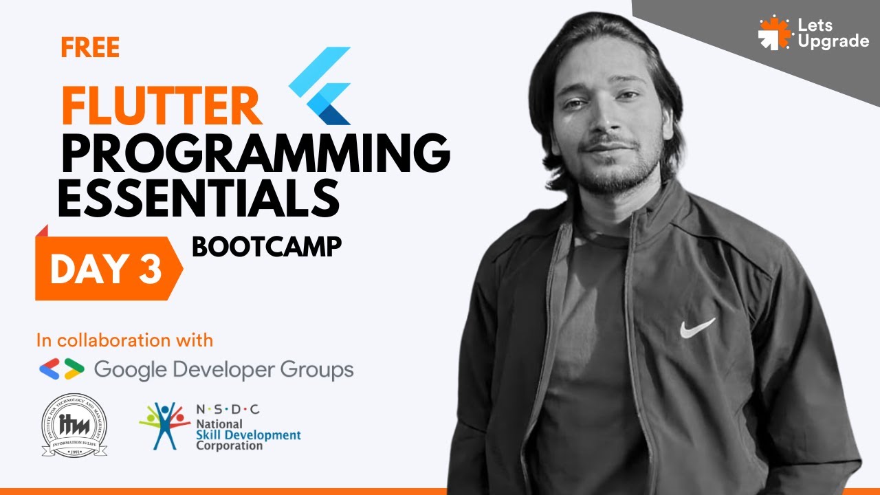 Day 3 | Flutter Layouts | Free Flutter Programming Essentials Bootcamp (5 Days) - YouTube
