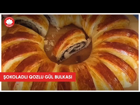 ŞOKOLADLI QOZLU GÜL BULKASI HAZIRLANMASI