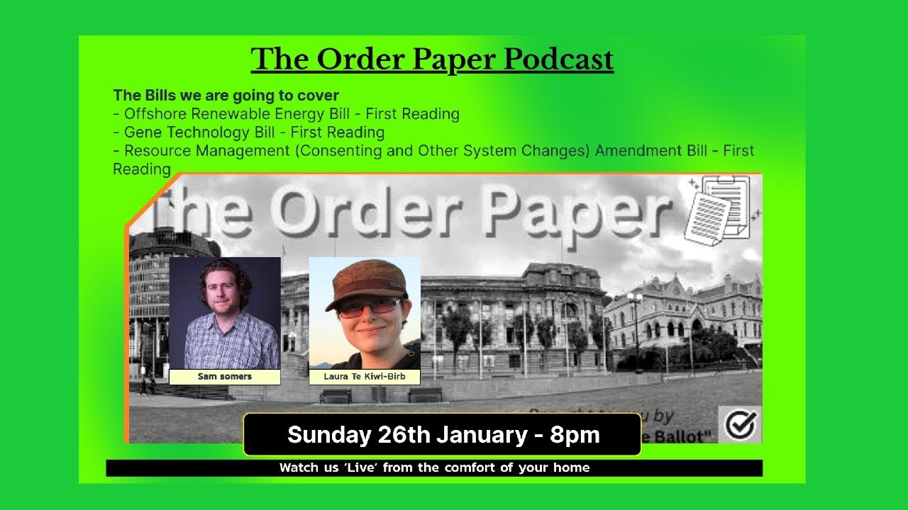 The Order Paper Podcast - Sunday 26th January 2025 - YouTube