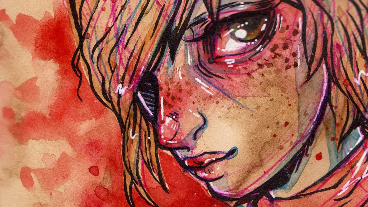 Watch Me Draw #96 - Heather (Silent Hill 3) and some news! - YouTube