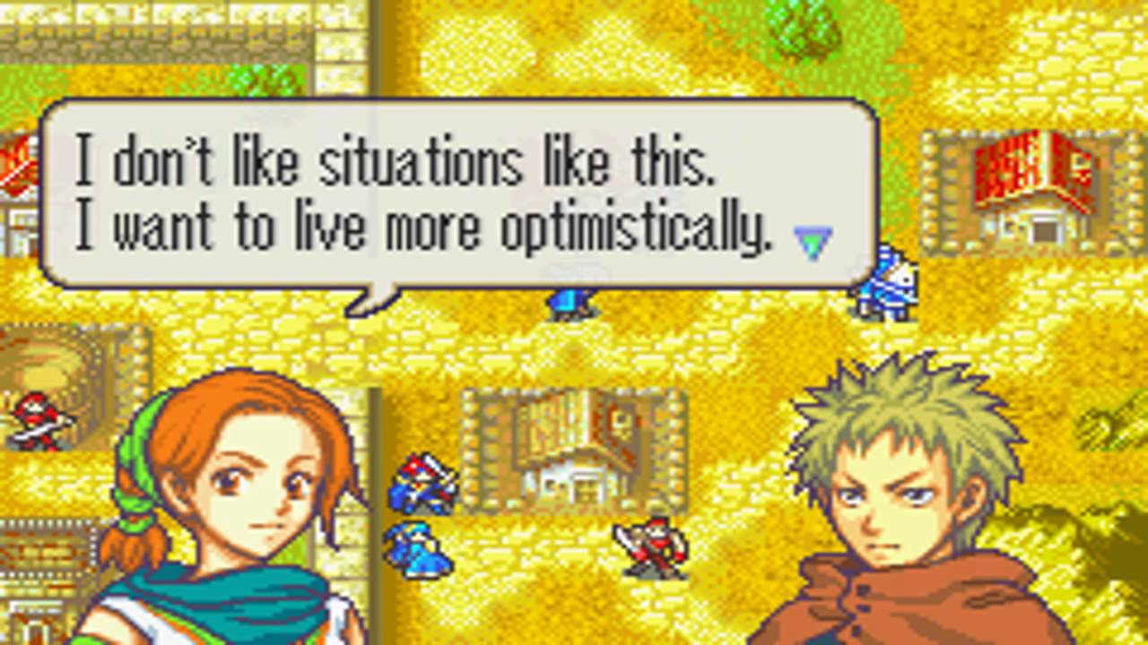 Fire Emblem The Sword of Seals: Chad and Cath Support Conversations ...