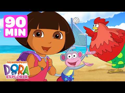 Dora the Explorer's Sports & Games Camp Adventures! #2 ☀️ 90 Minutes | Dora & Friends