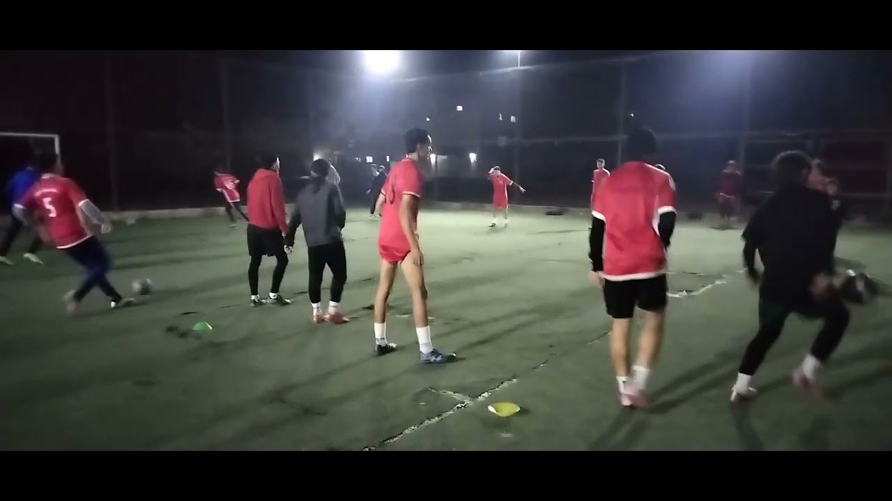 مرحلة الاحماء تمرين تقني ⚽ - YouTube