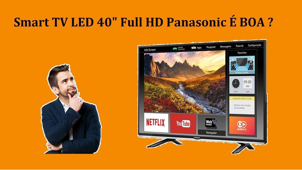 Smart Tv Boa e Barata Panasonic tc-40fs600b 2019 - YouTube