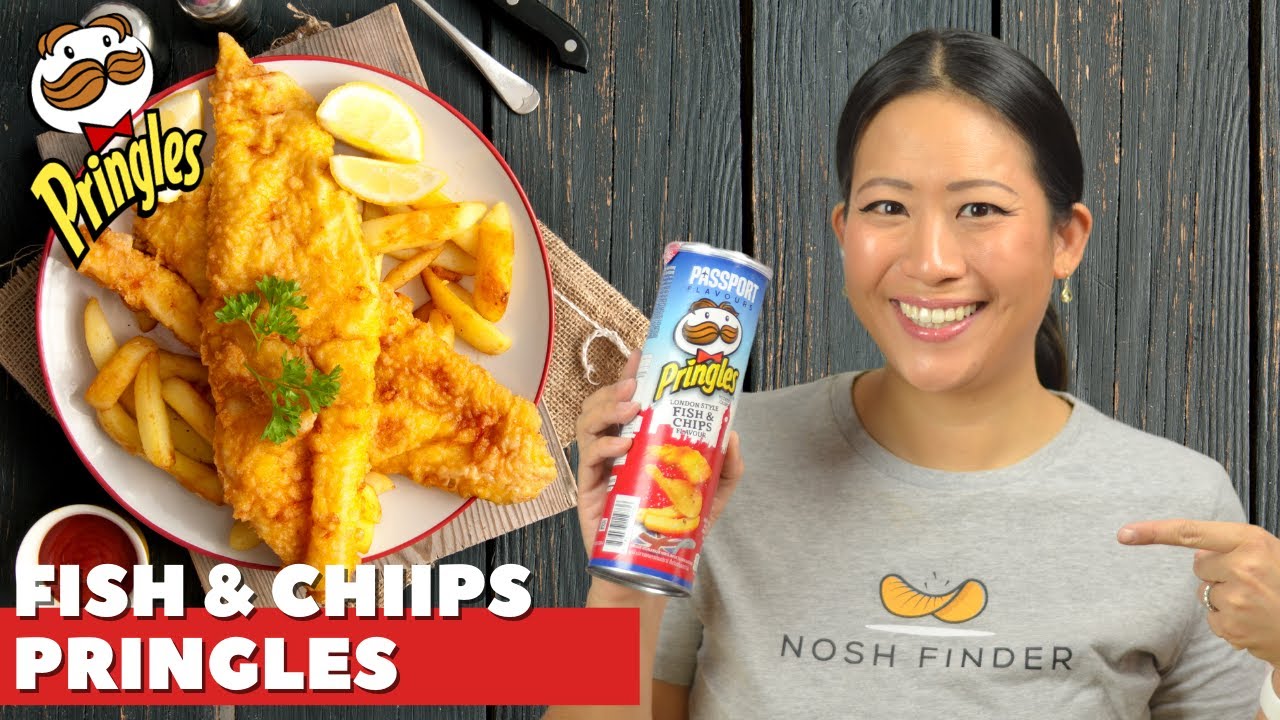 Pringles SNACK Review London Style Fish & Chips Flavor Crisps ThaiSnax ...