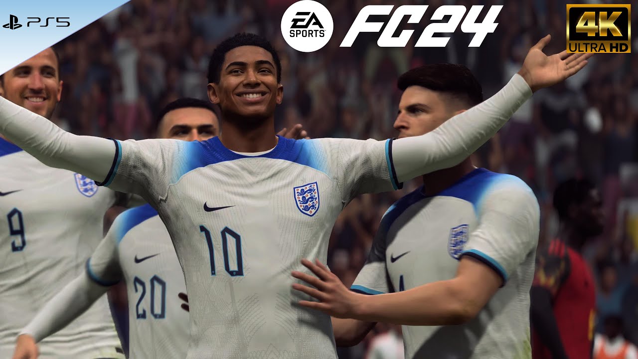ENGLAND vs BELGIUM, FRIENDLY, FC 24, PS5, 4K - YouTube
