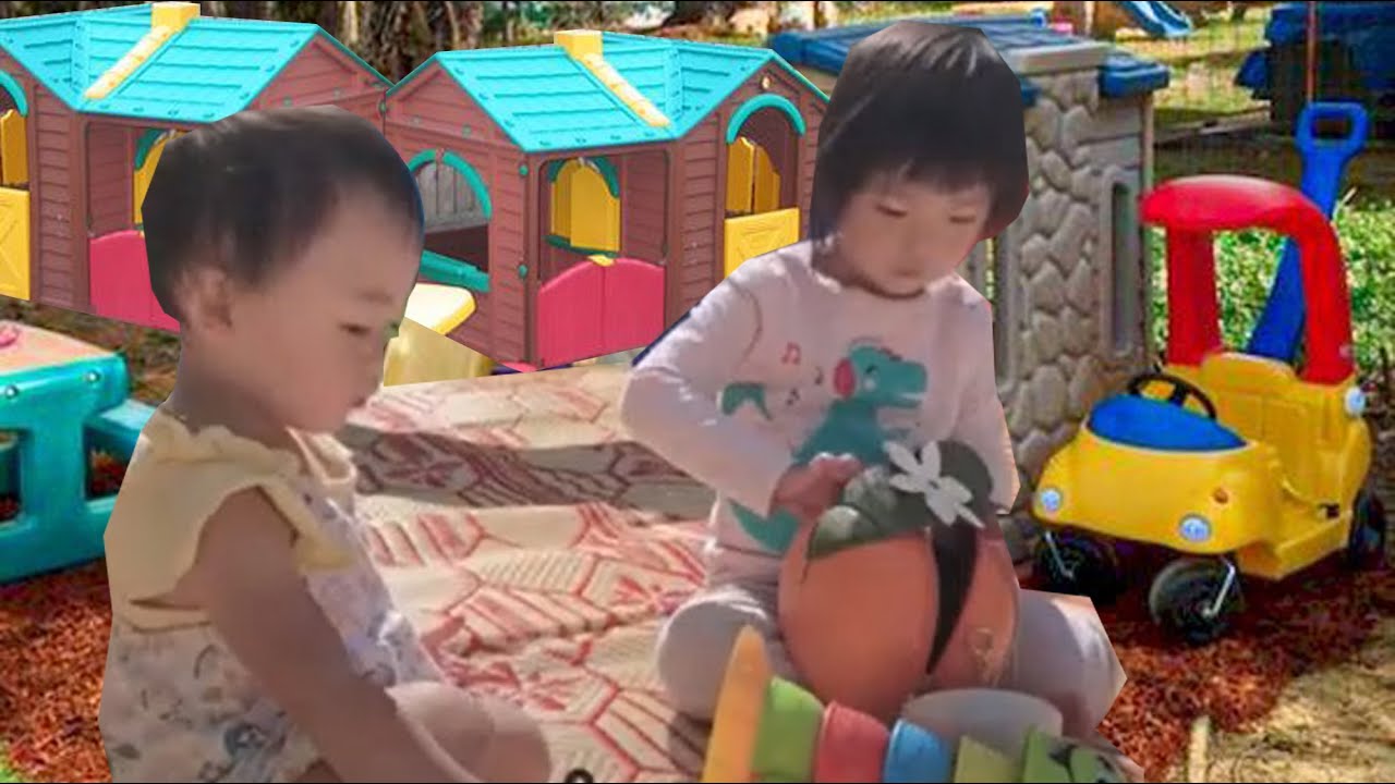 Hmong Wisdom : Kayle and Lily Playing Outside in the Backyard ( Hmong ...