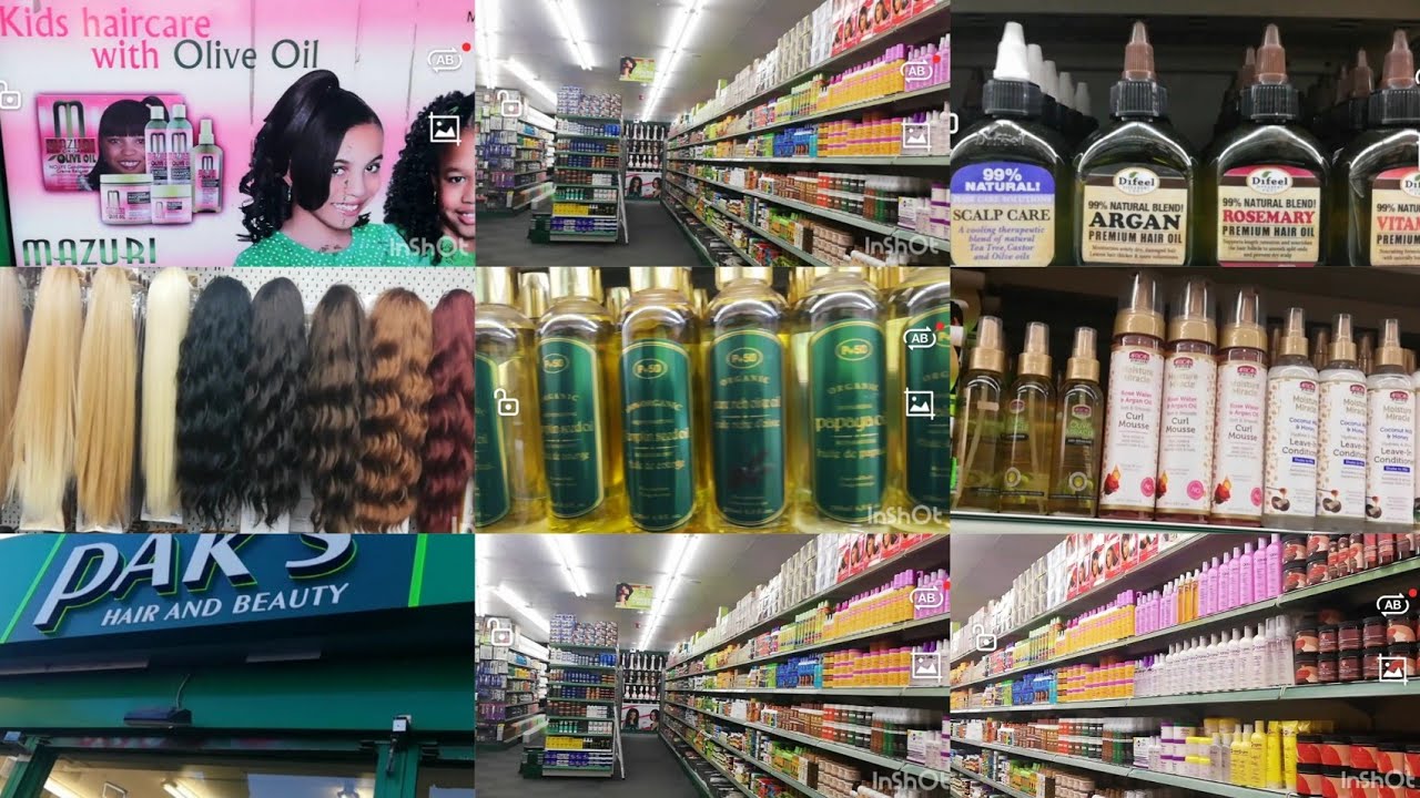 #vlog/hair products and beauty pak's store (supply. wigs. weaves) - YouTube