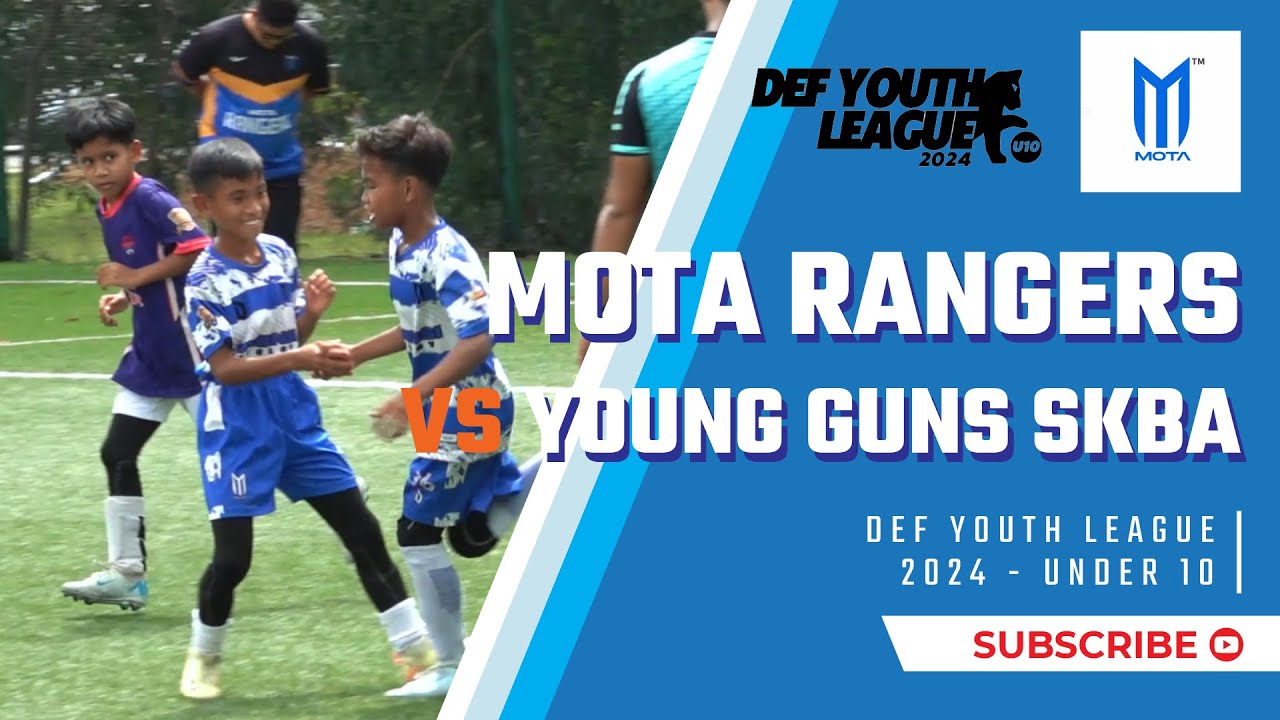 Mota Rangers VS Young Guns SKBA | DEF Youth League 2024 (U10) - YouTube