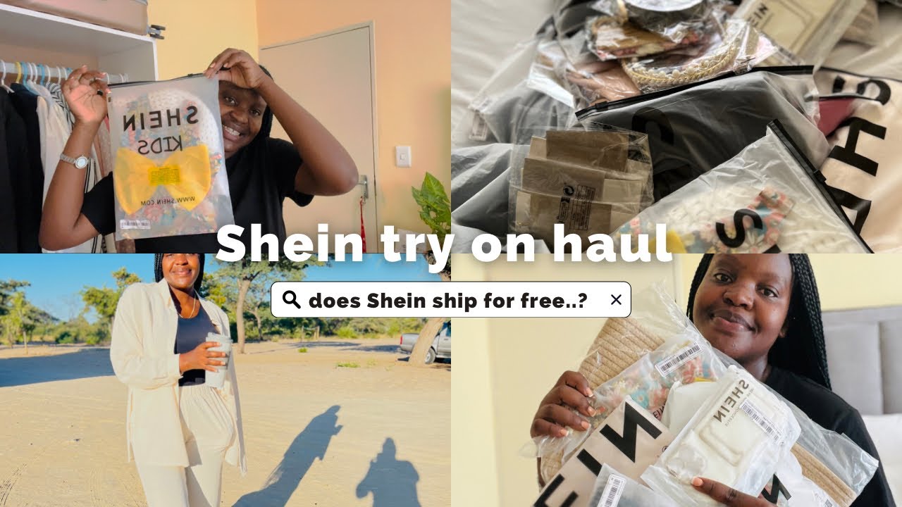 Shein try on haul- Shipping and customs-Namibian Youtuber # ...