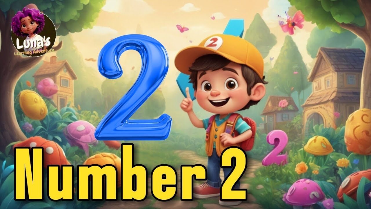 Fun Facts about Number 2 for kids with Luna - YouTube
