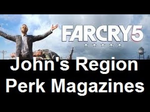 Far Cry 5 - Perk Magazine Locations - Johns Region Walkthrough - YouTube