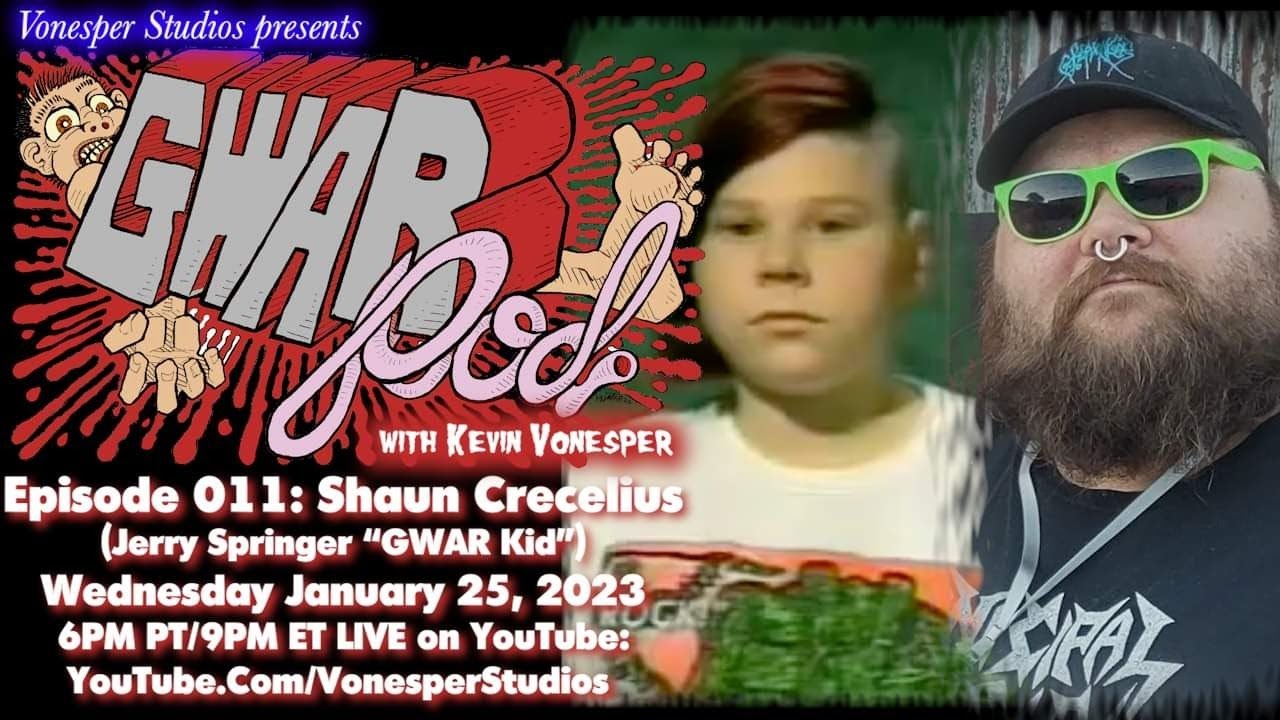 GWARPod 011: Shaun Crecelius (Jerry Springer "GWAR Kid") - YouTube
