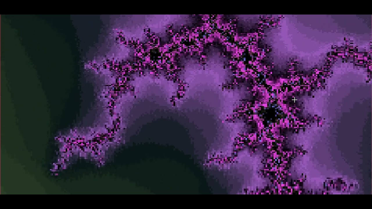 zooming in to the mandelbrot set 7 - YouTube