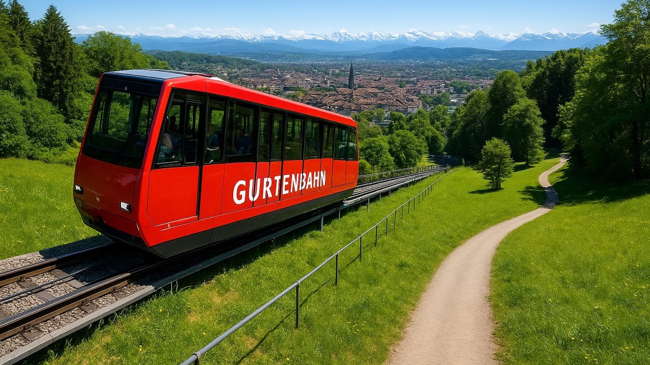 Exploring Bern’s Gurtenbahn | The Funicular to the Local Mountain 🇨🇭 ...
