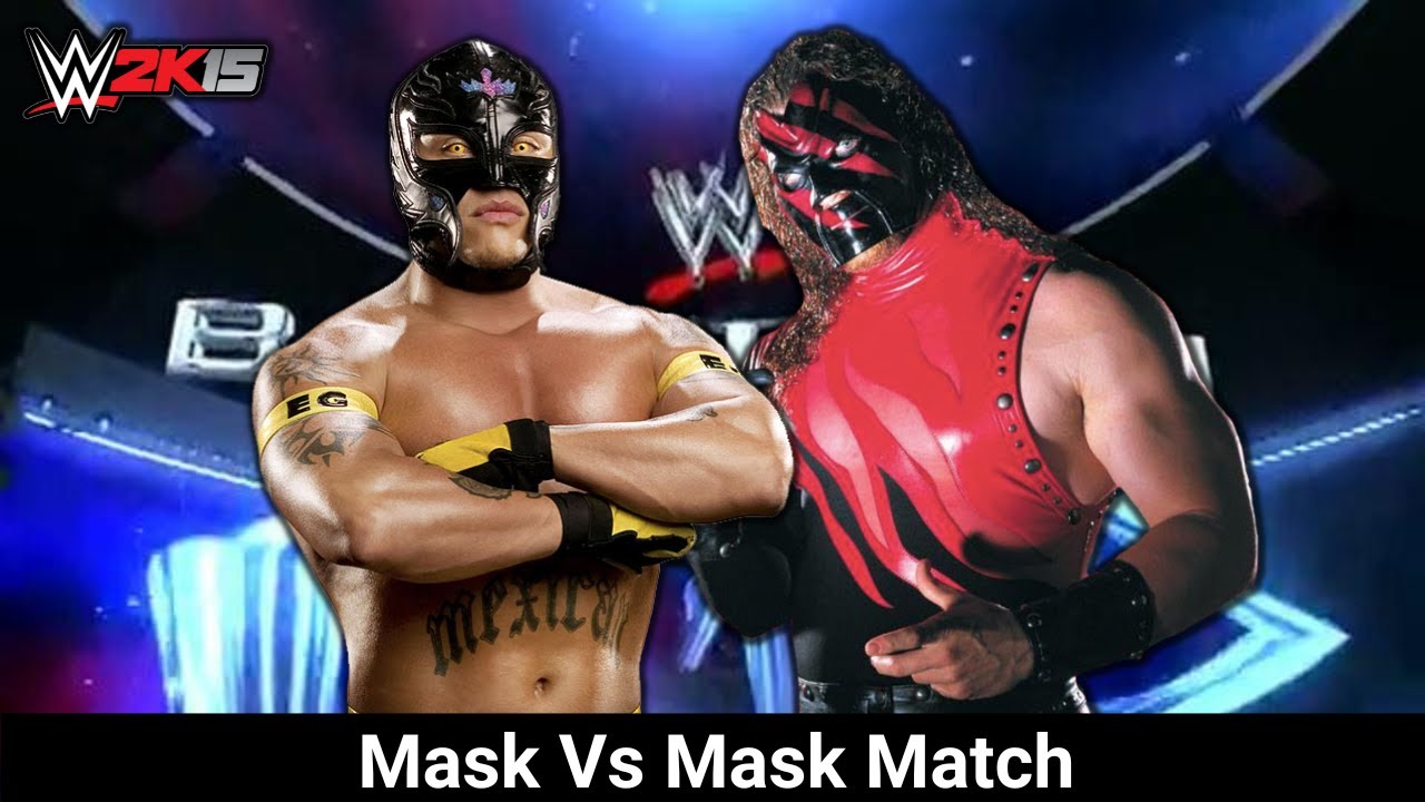 Masked Kane Vs Rey Mysterio - Mask Vs Mask Match | WWE 2K15 Gameplay ...