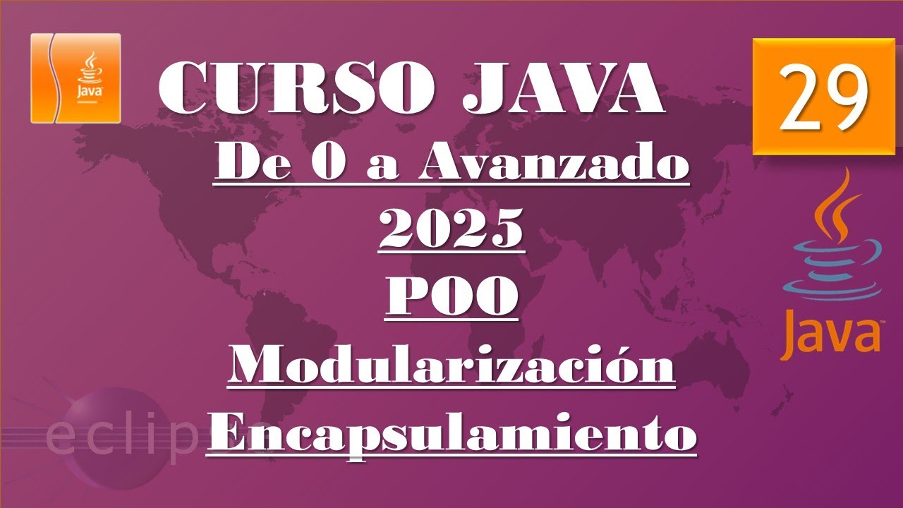 Curso Java 2025. Modularización y encapsulamiento. Vídeo 29 - YouTube