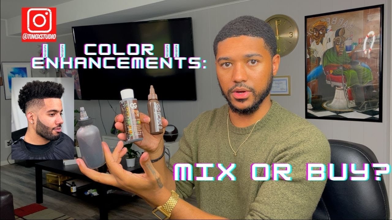 How to Mix Barber Color Enhancements Part 2 - Mix Or Buy? - YouTube