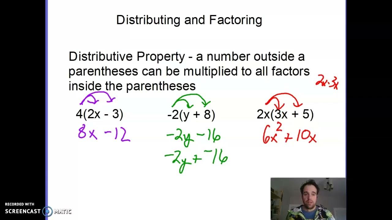 Distributing and Factoring - YouTube