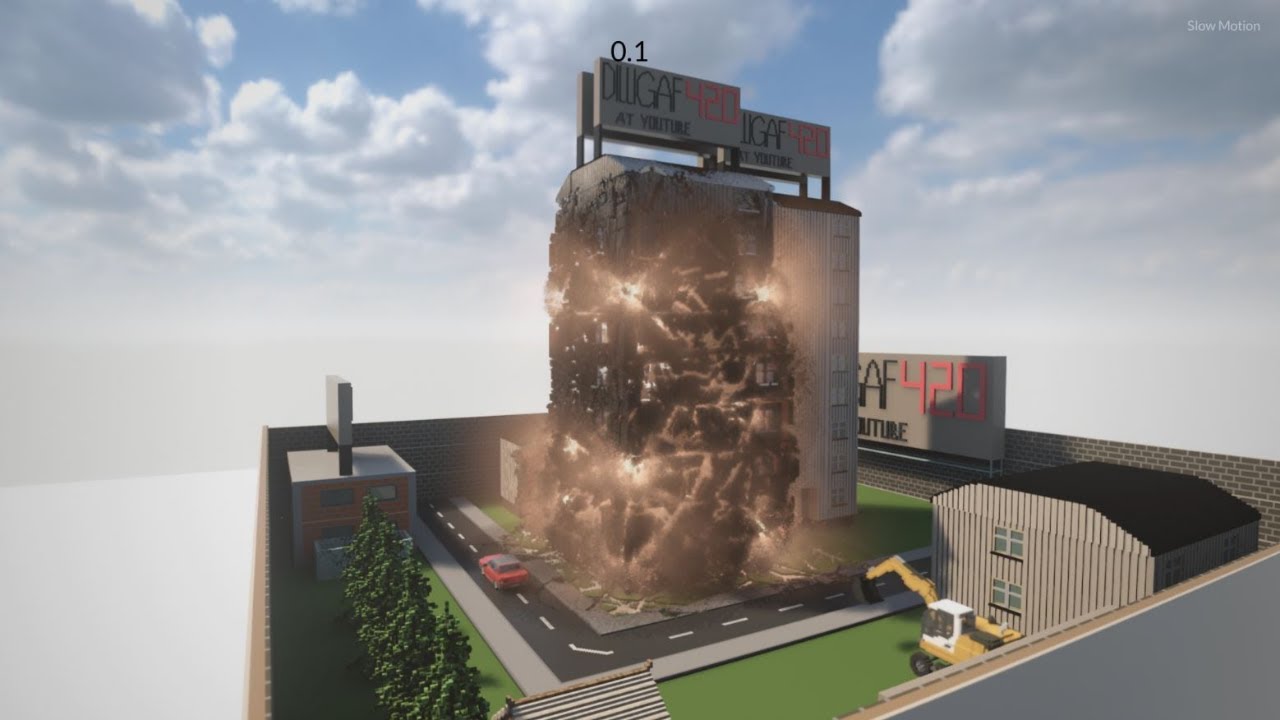 Destroying A Building with C4 | Teardown - YouTube